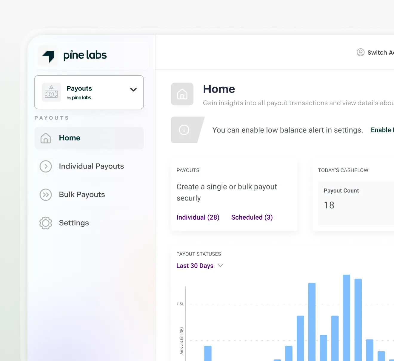 Payout Solution: Send & Automate the Bulk & Instant Payouts | Pine Labs