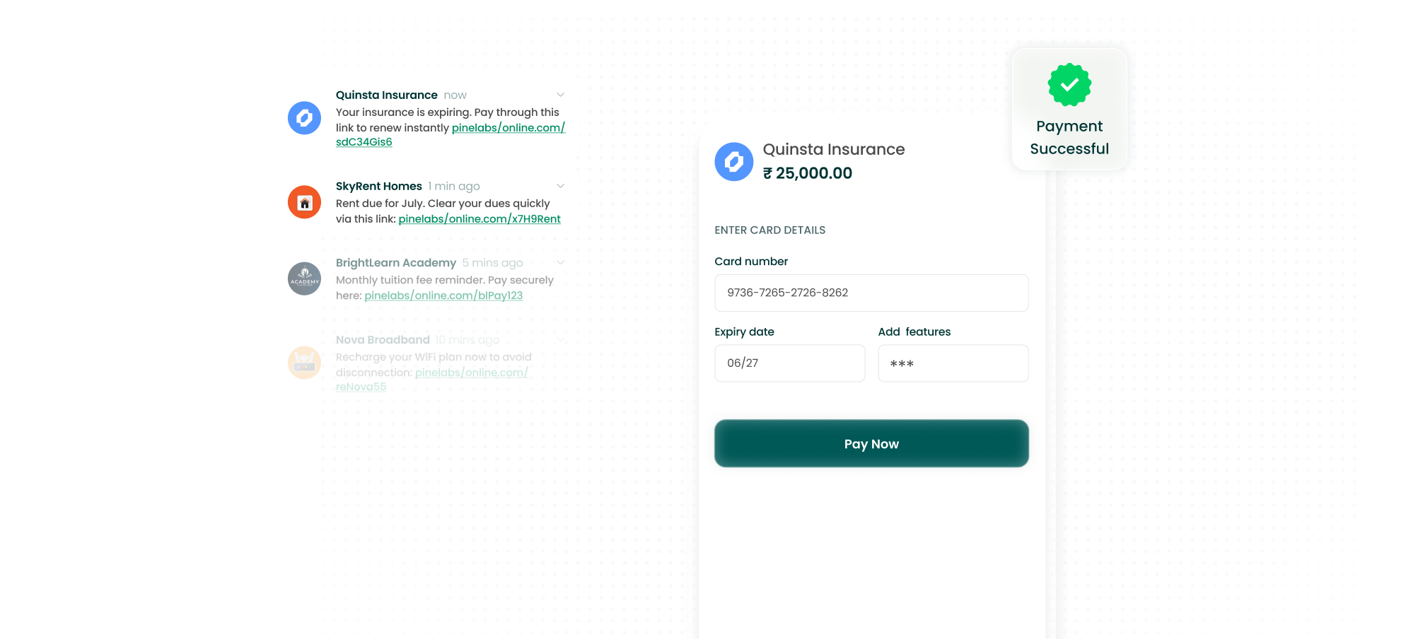 Online payments - pinelabs