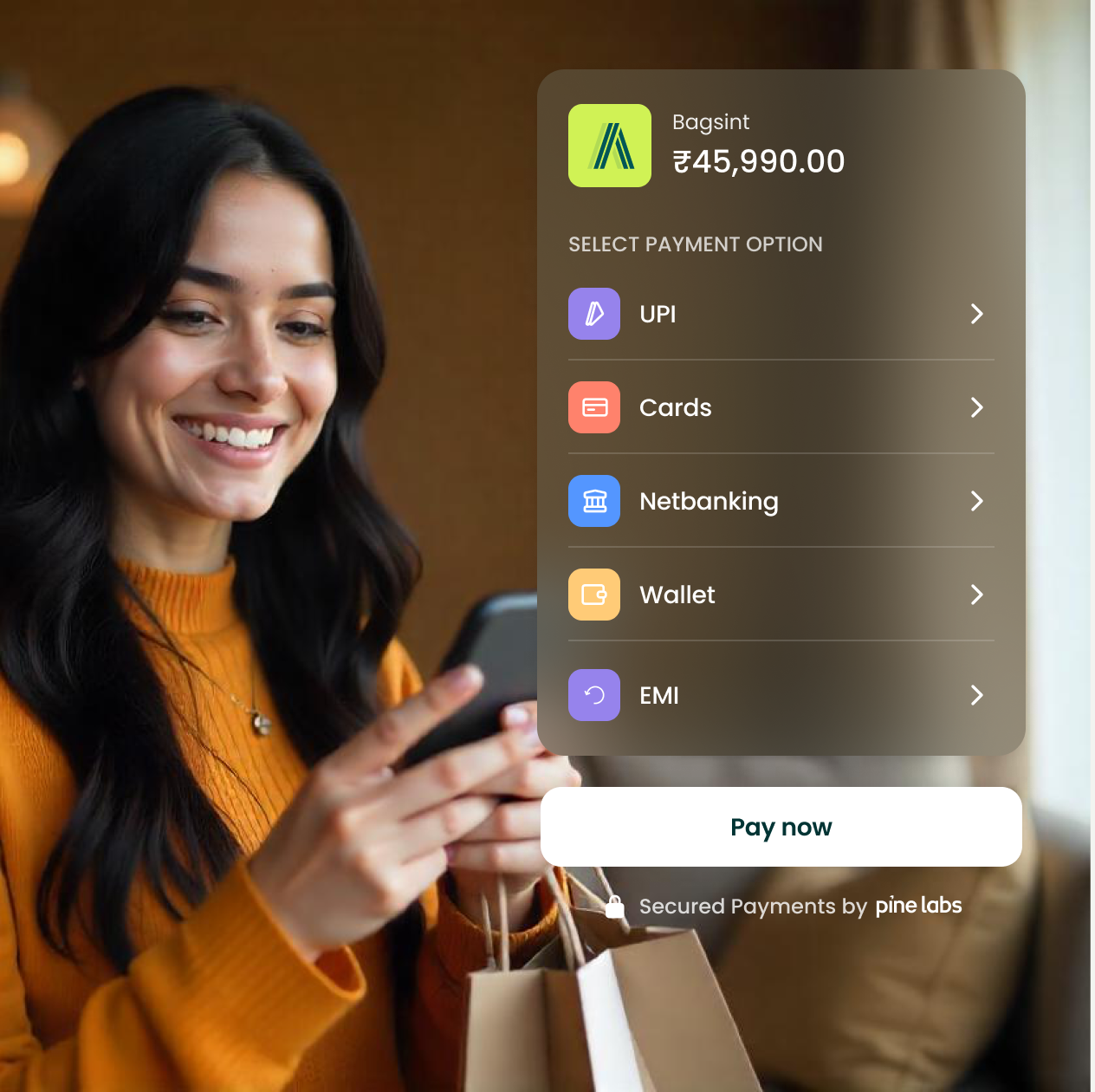 Online payments - pinelabs